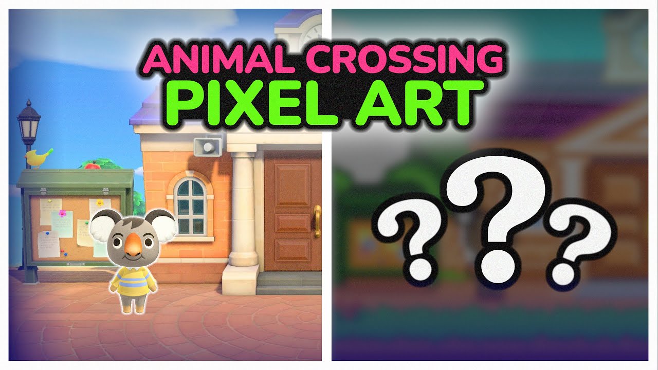 Re-imagining Animal Crossing - Pixel Art Challenge - YouTube