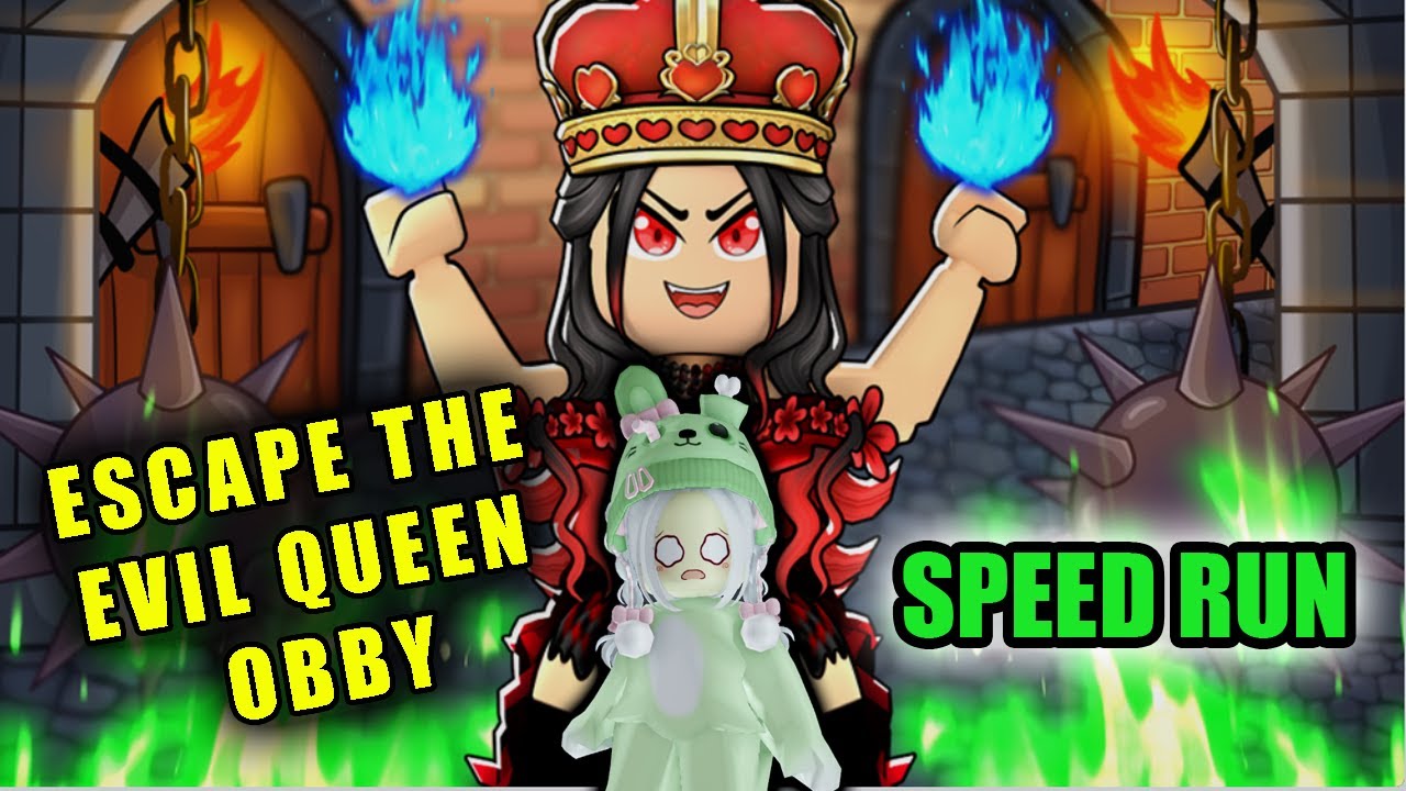 SPEED RUN Escape The Evil Queen Obby - Roblox Obby Full Gameplay - YouTube