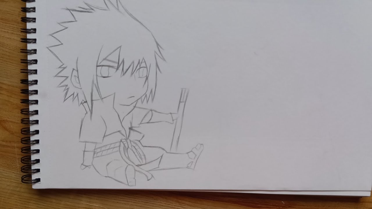 How I draw cute sasuke uchiha | vishnu's DRAWING | #drawing #anime # ...