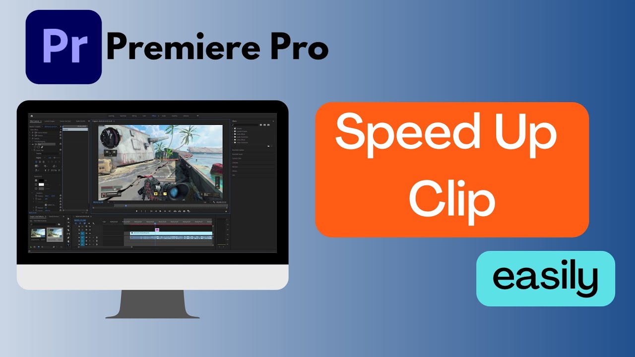How to Speed Up Clip On Premiere Pro !! - YouTube