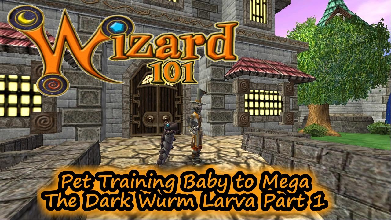 Wizard101 Pet Training Dark Wurm Larva Pt 1 Mirage Pets Ghulture's ...