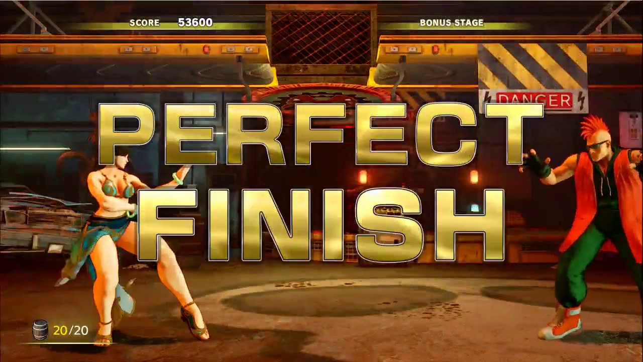 STREET FIGHTER V Bonus Stage (Easy) - SF3 Path - YouTube