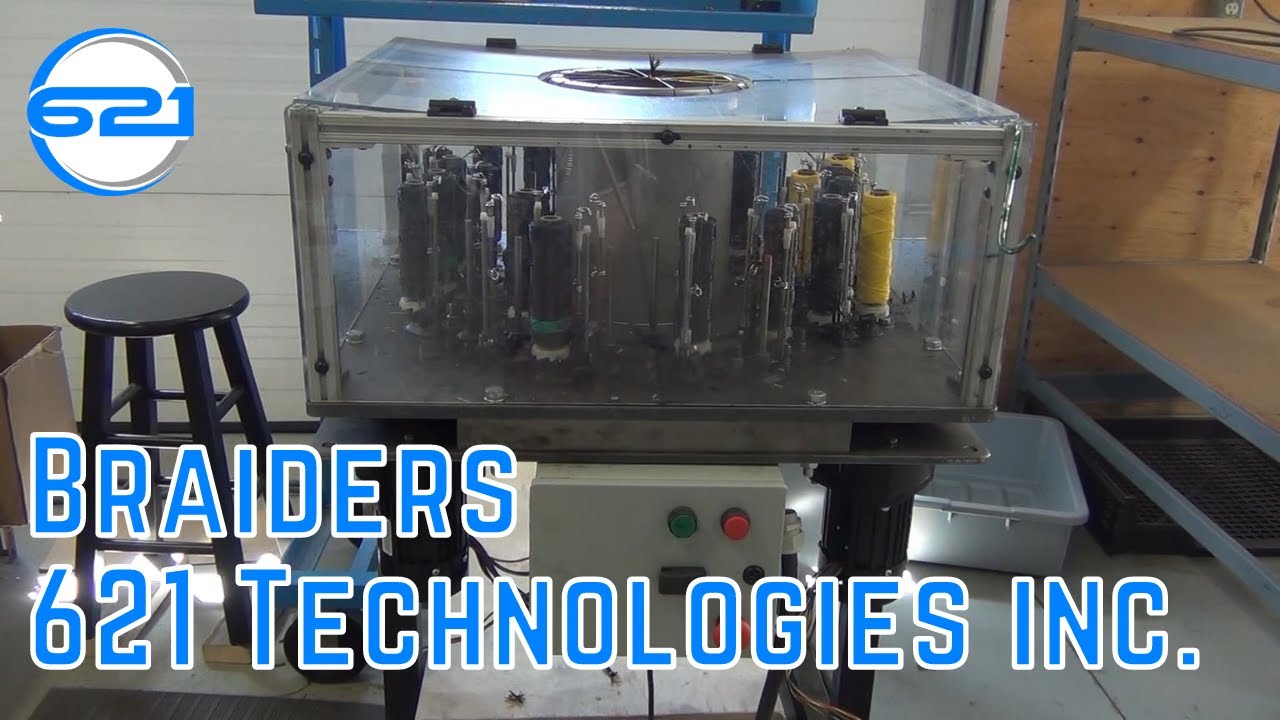 Wire Harness Braiding Machine - YouTube
