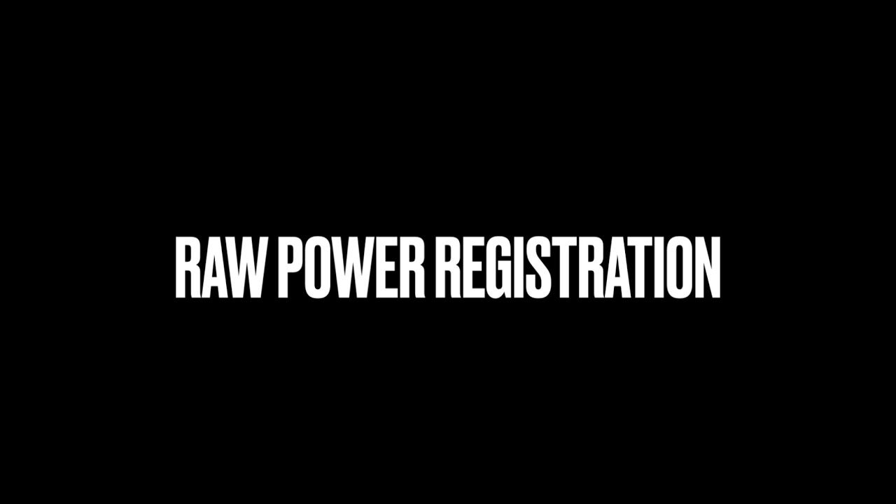 Raw Power Registration! CLOSED - YouTube