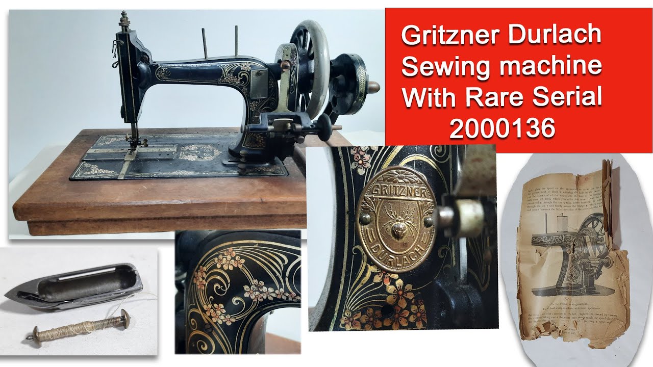 Gritzner Durlach One and only left with serial number 2000136 sewing ...