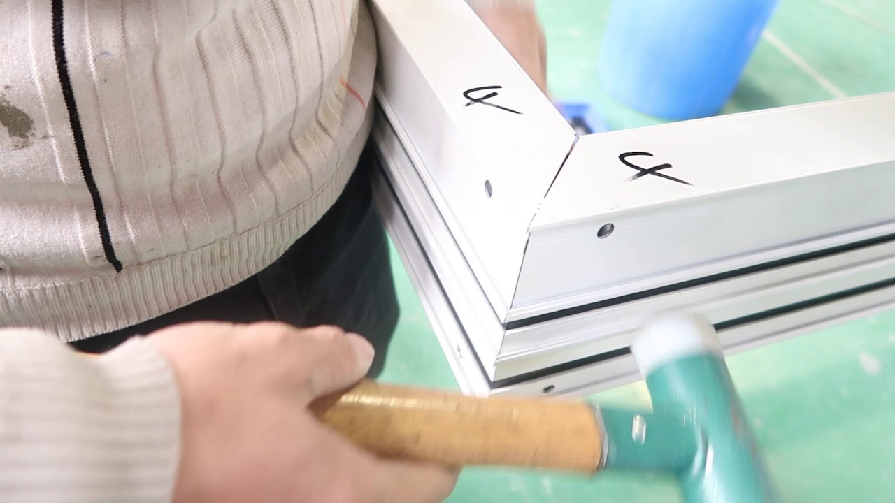 How to Assemble The Sliding Door Frame-New Bracket - YouTube