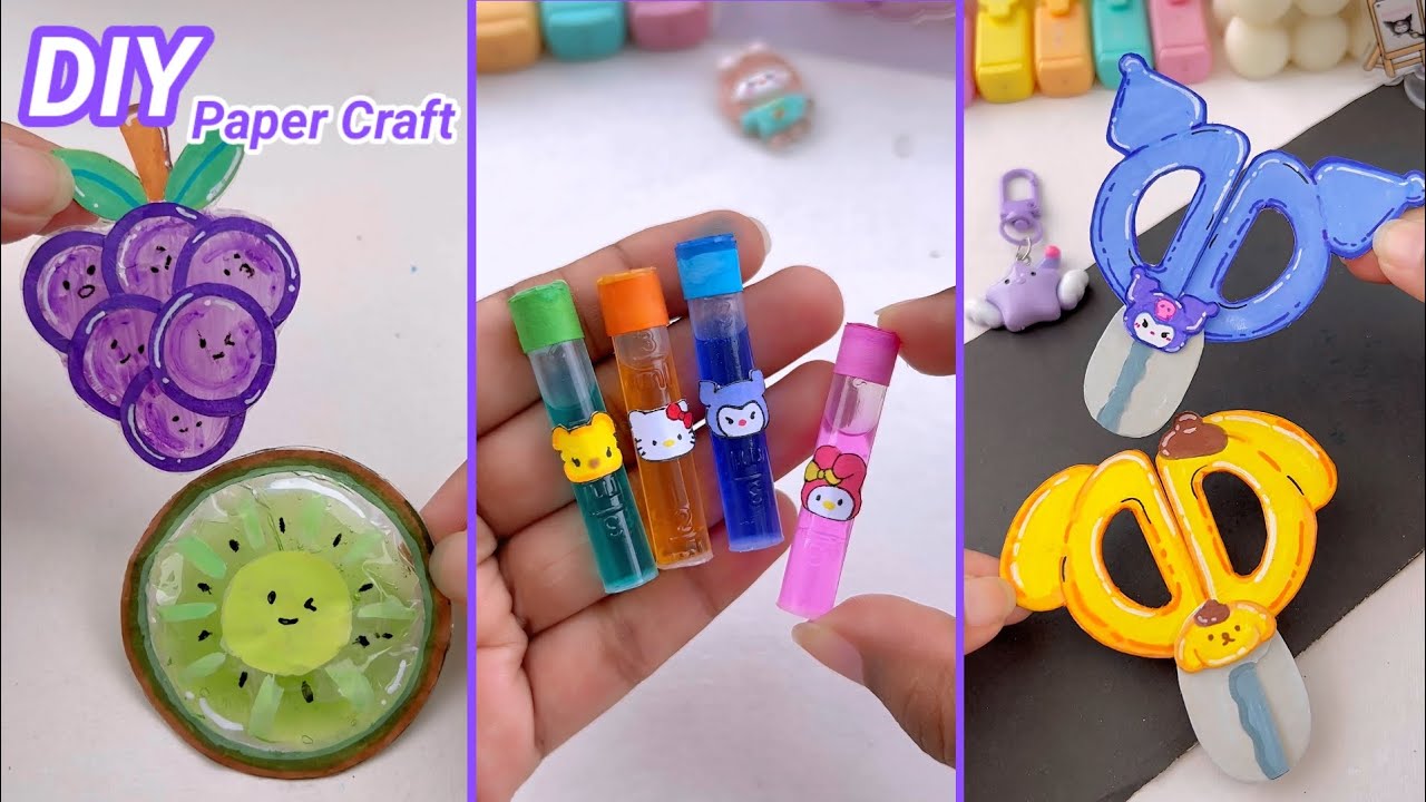 Easy Craft Ideas / DIY Miniature Crafts Idea / mini craft / school ...