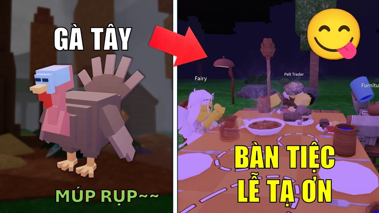 TỔ CHỨC BUỔI TIỆC LỄ TẠ ƠN (THANKSGIVING) CHO NPC TRONG 99 NIGHTS IN ...