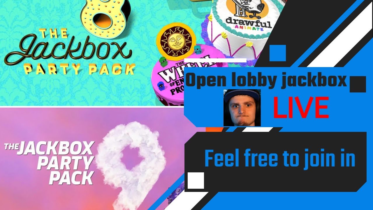 Open lobby JACKBOX GAMES - Feel free to join in live #8 - YouTube