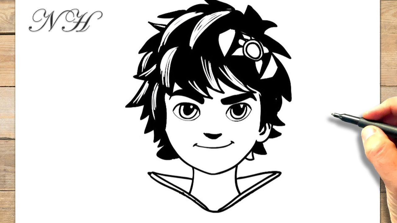 Comment dessiner Zak Storm - YouTube