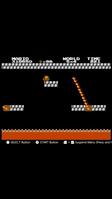 SUPER MARIO BROS.: THE LOST LEVELS BOSS LEVEL 5-4 #shorts - YouTube