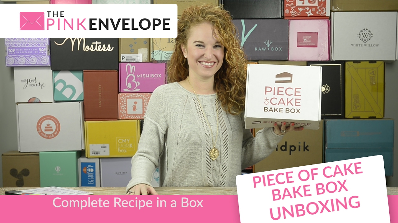 Piece of Cake Bake Box Unboxing & Review - YouTube
