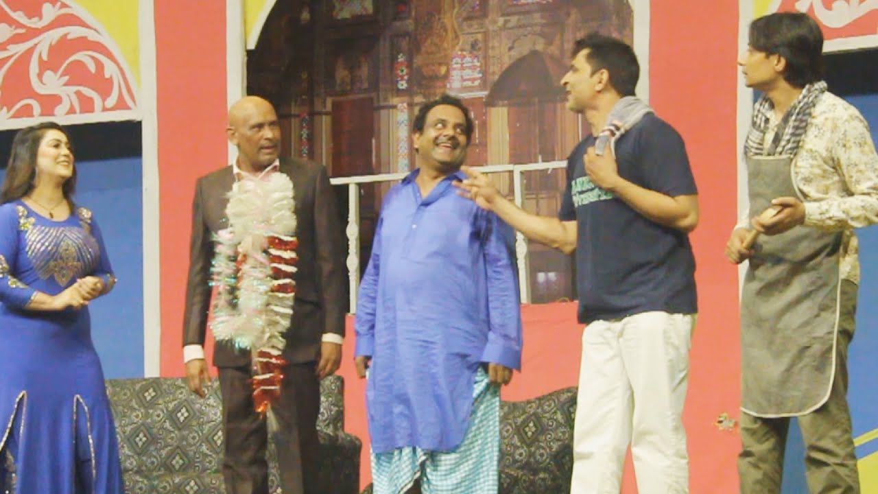 New Stage Drama | Akram Udas | Gulfam Ditu and Amjad Rana | Zulfi ...