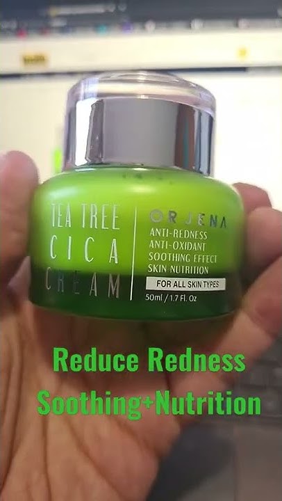 Orjena Tea Tree Cica Cream, Anti-Redness, Anti-Oxidant, Soothing Effect ...