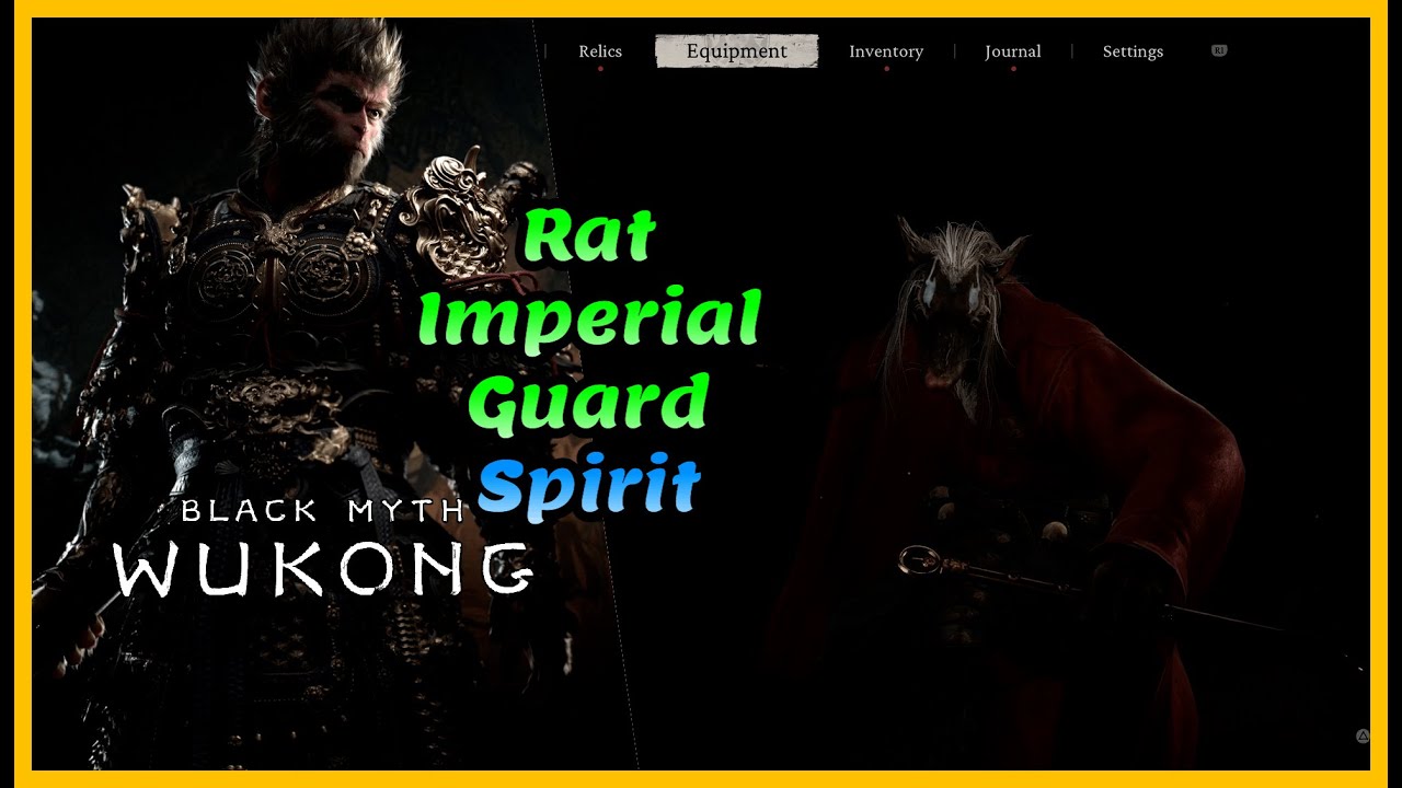 Rat Imperial Guard Spirit | Yellow Wind Ridge Spirit | Black Myth ...