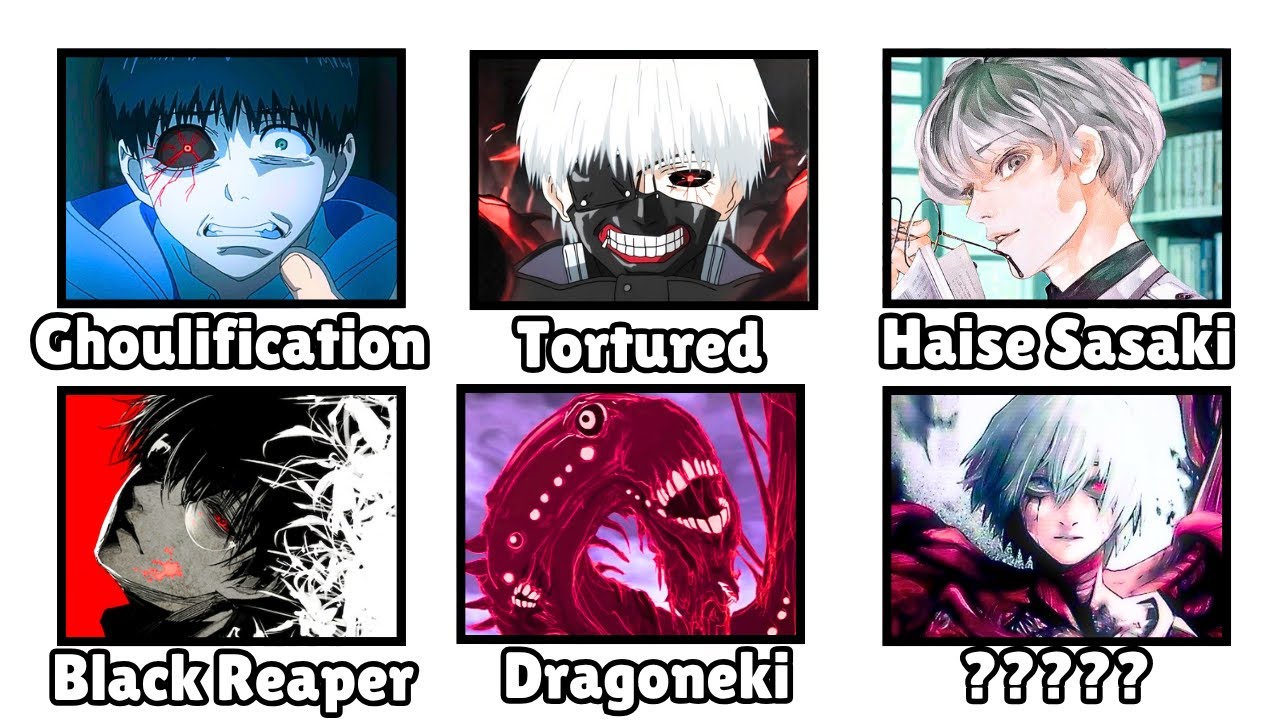 Every Form Of Kaneki Explained In 11 Minutes | Tokyo Ghoul - YouTube