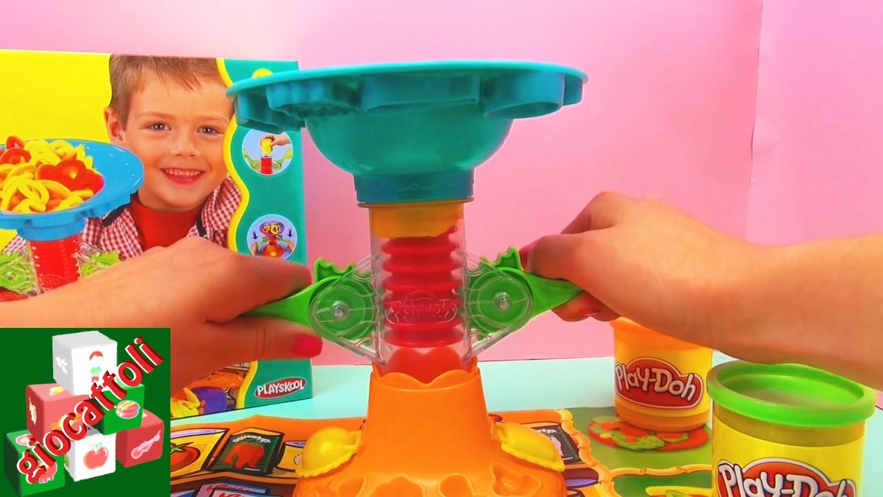 Play doh spaghetti factory - pasta maker – Come fare la pasta in casa ...