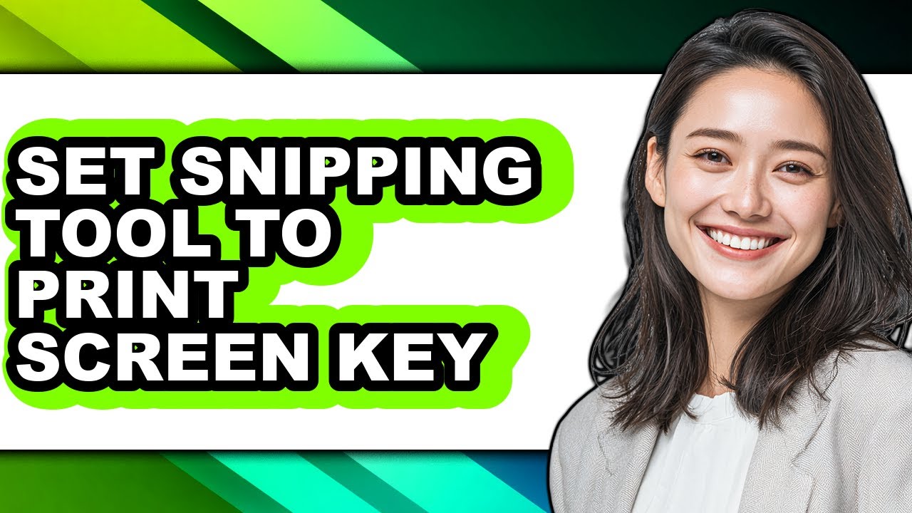 How to Set Snipping Tool to Print Screen Key (updated) - YouTube