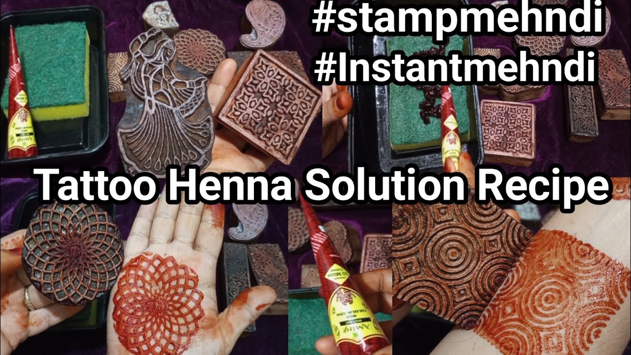 Instant Mehndi Design| Streetmehndi Design| Tattoo Solution Recipe ...