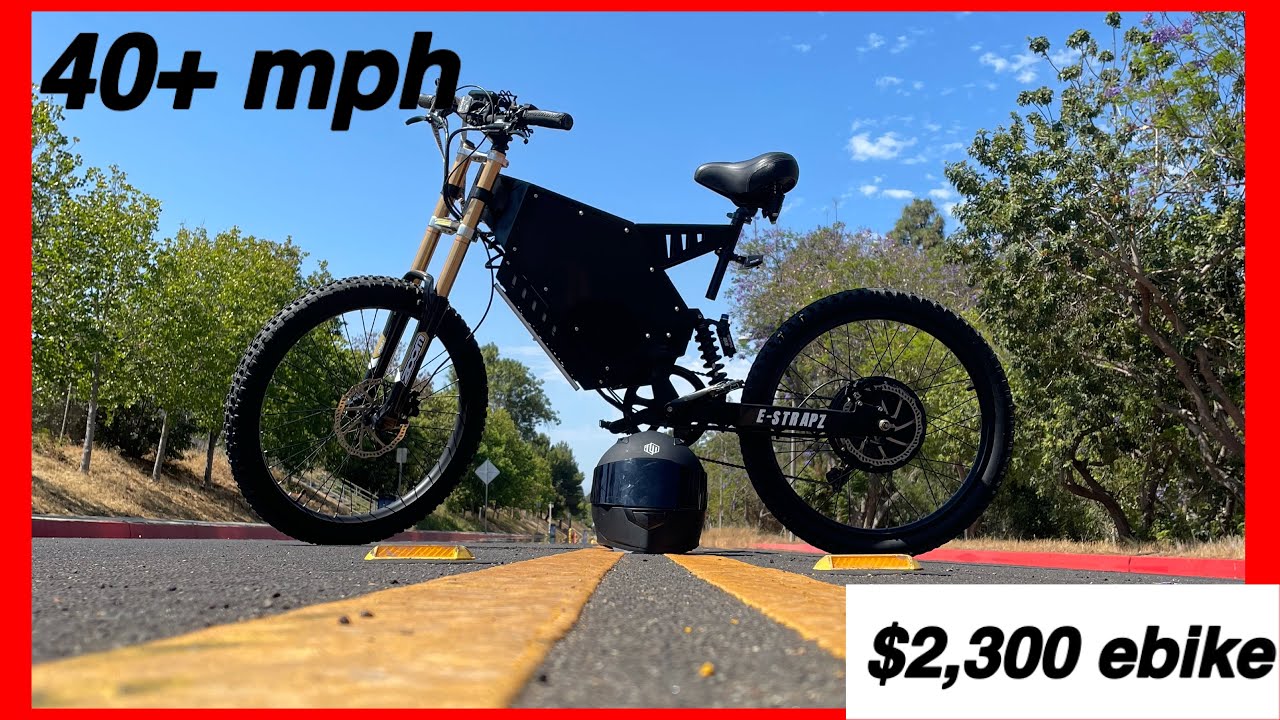 3000w STEALTH BOMBER EBIKE TOP SPEED TEST ( ESTRAPZ ) - YouTube