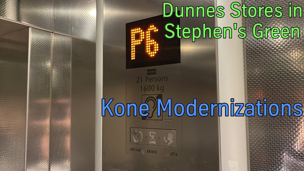 Fast Kone modernization lifts at Dunnes Stores in St. Stephen's Green ...