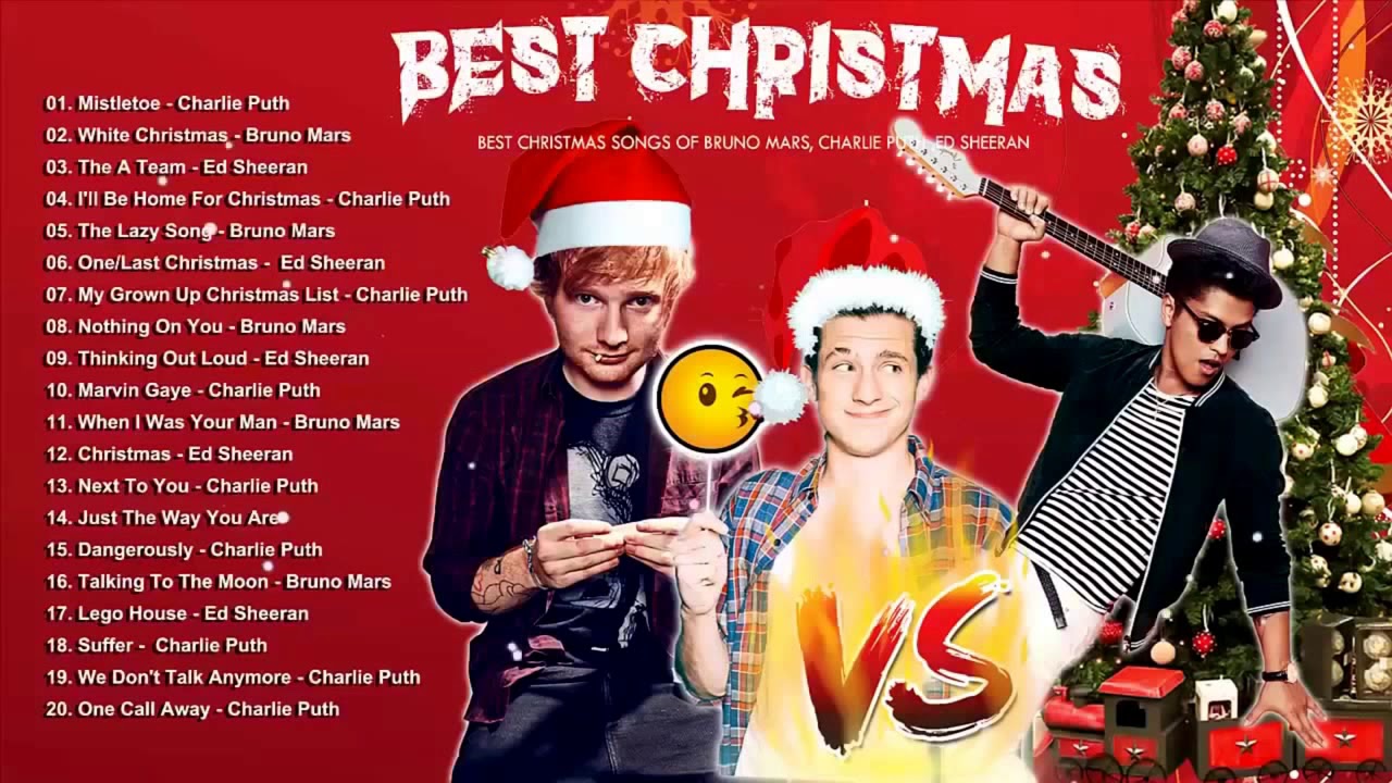 Bruno Mars Charlie Puth Ed Sheeran Best Christmas Songs Greatest Hits bruno-mars-charlie-puth-ed-sheeran-best-christmas-songs-greatest-hits