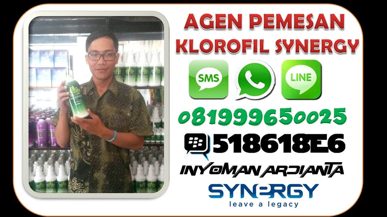 Synergy Liquid Chlorophyll plus Termurah Facebook - YouTube