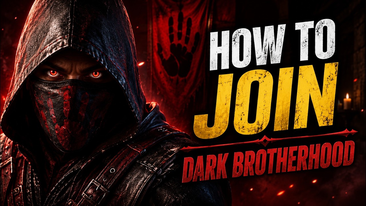 How to Join Skyrim's Dark Brotherhood: Step-by-Step Guide to the ...