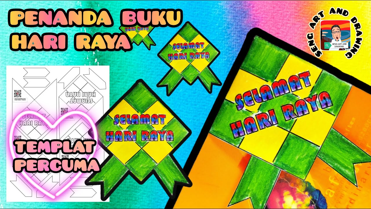 PENANDA BUKU HARI RAYA 🌟 KRAF HARI RAYA - YouTube