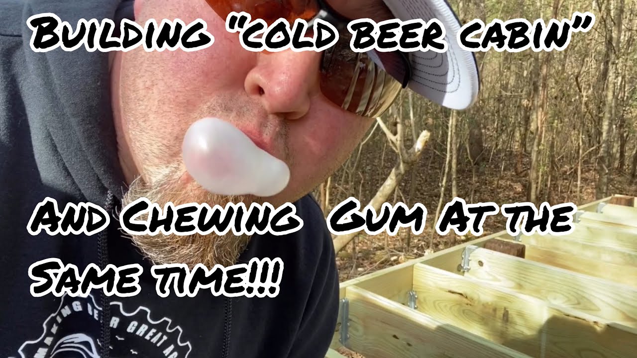 Chewing Gum and Building a Tiny House at the Same Time - YouTube
