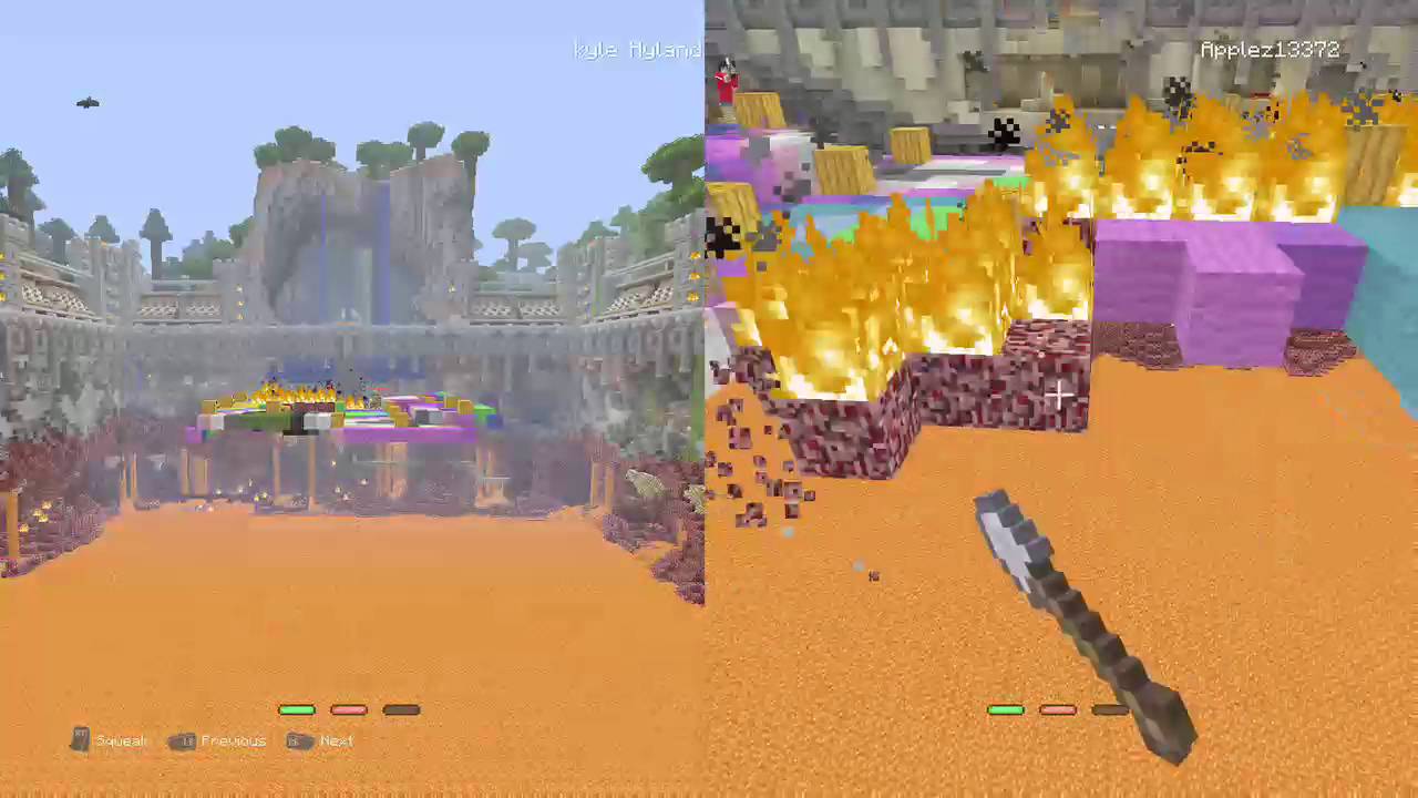 Minecraft Spleef on Xbox One - YouTube