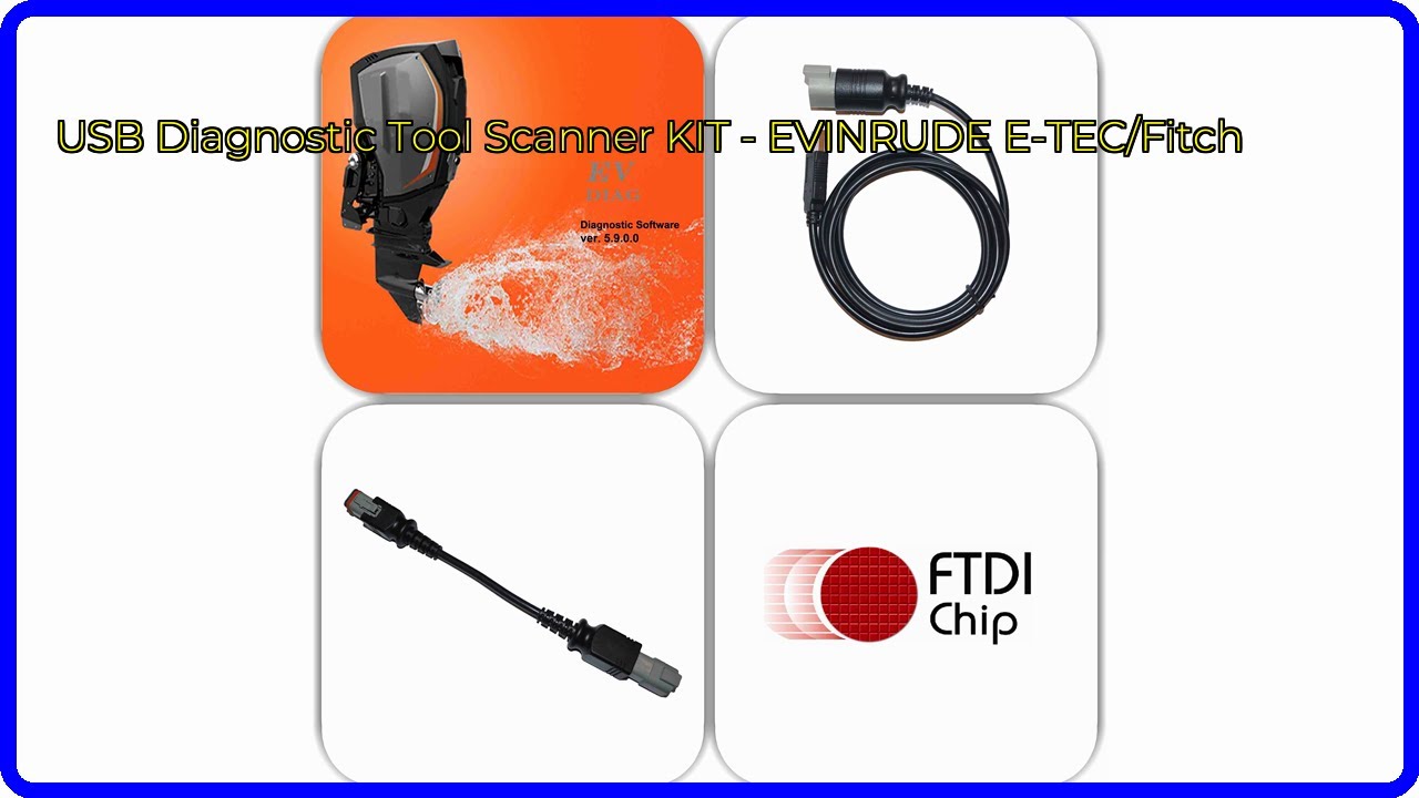 REVIEW (2026): USB Diagnostic Tool Scanner KIT - EVINRUDE E-TEC/Fitch ...