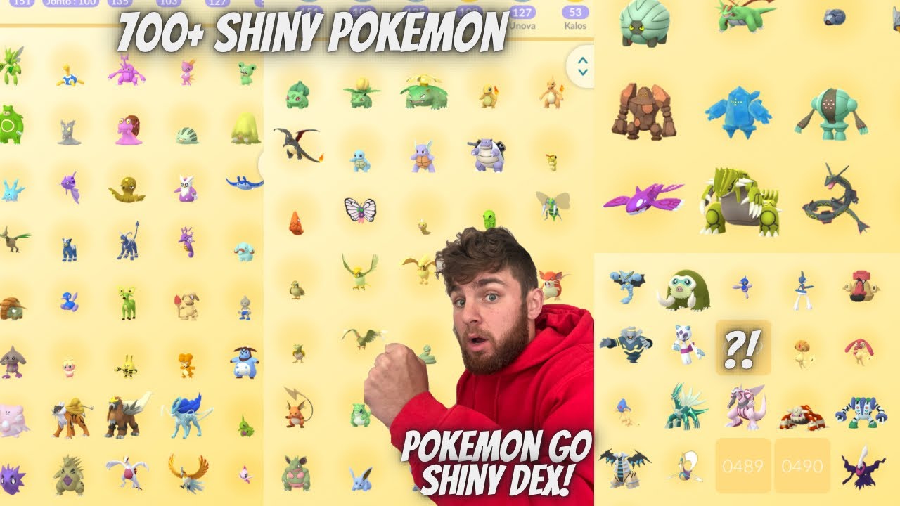 My Entire SHINY POKEDEX In Pokemon Go, Over 700 Shiny Pokemon But I am ...