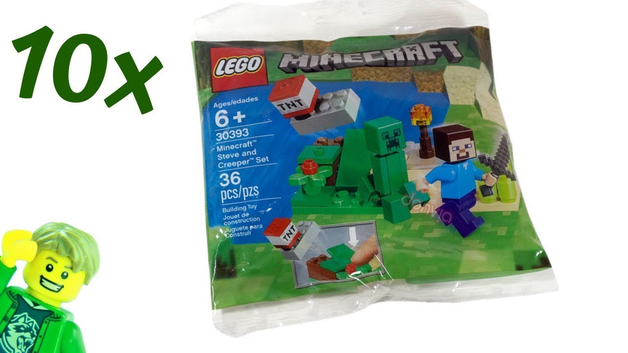 Why I bought 10 LEGO Minecraft Polybags.... - YouTube