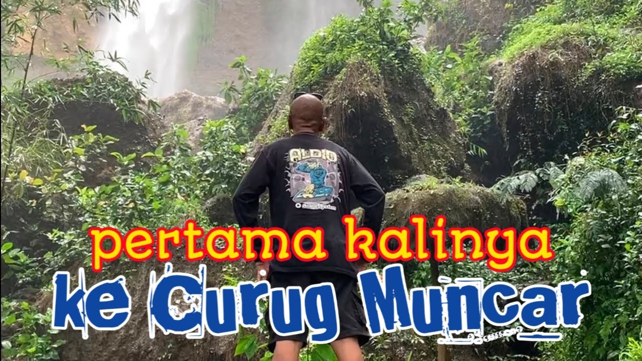 pertama kalinya @mas_tole_13 main ke Curug Muncar - YouTube