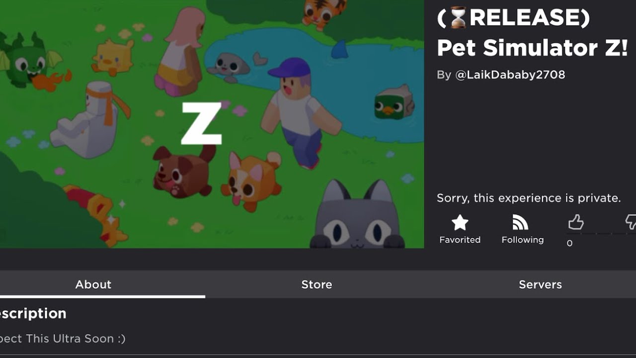 new pet sim z link? (link is in description) - YouTube