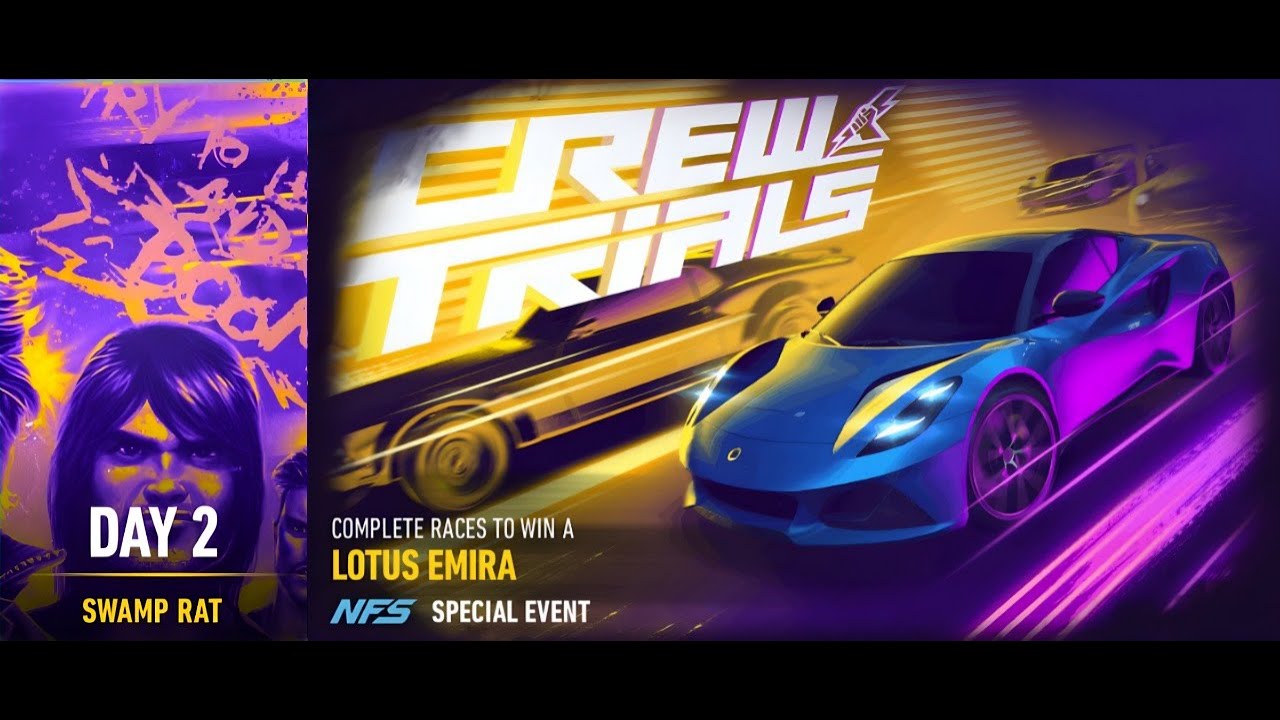 Need For Speed™ No Limits - CREW TRIALS (LOTUS Emira) Day 2 - YouTube