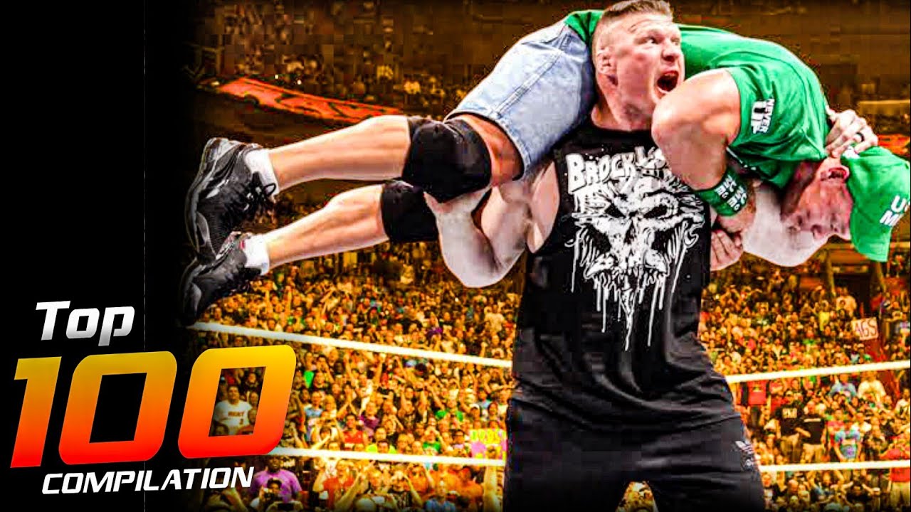 WWE Top 100 Moves of All Time | Epic Finishes, High-Flying Action ...