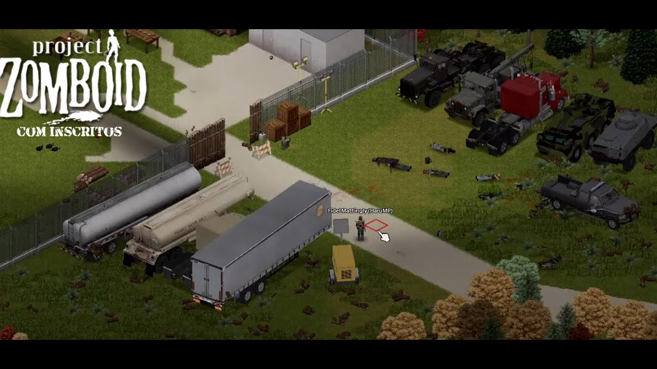 Preparações para o Fort Redstone ││ Project Zomboid com inscritos - YouTube