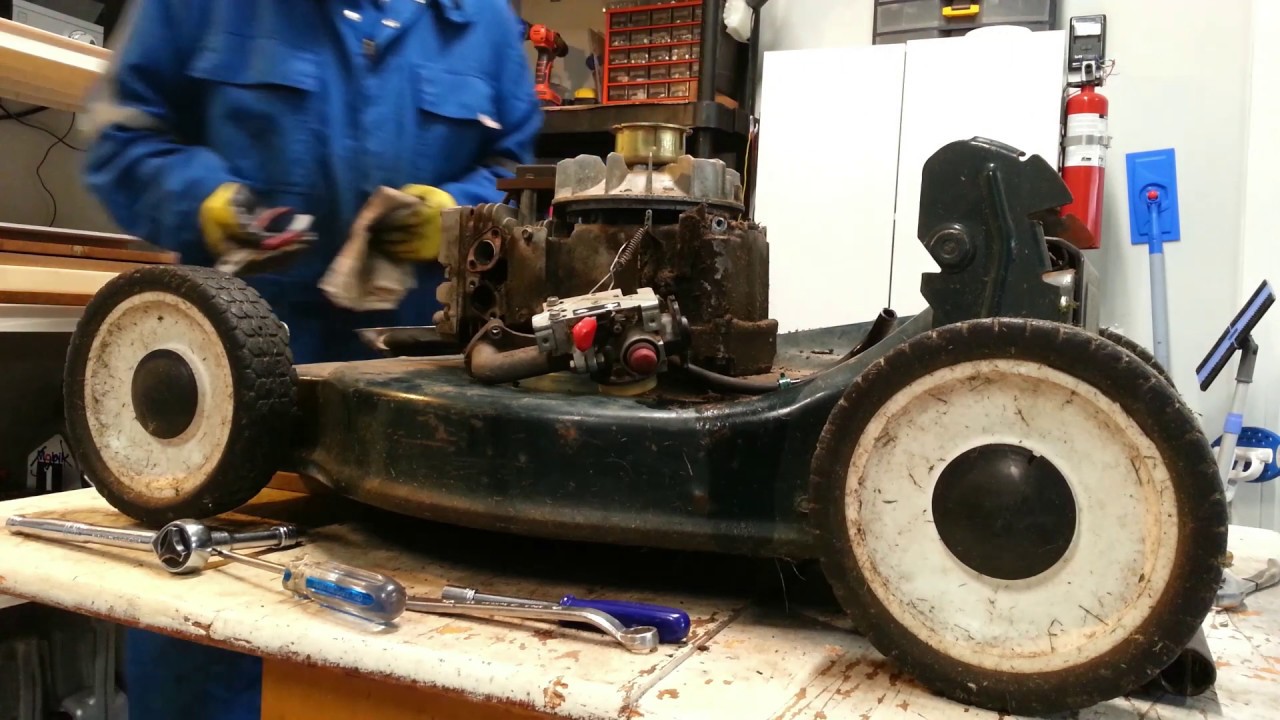 1992 Craftsman 5HP Tecumseh mower refurbish Pt3 - YouTube