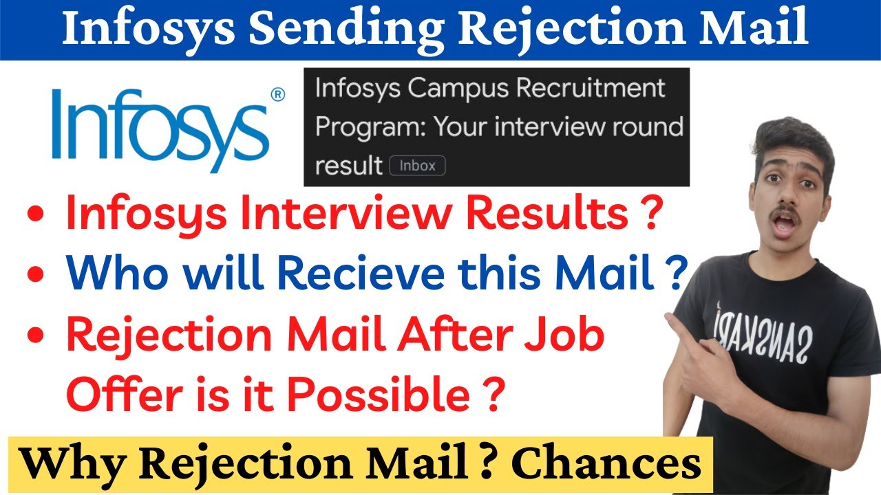 Infosys Rejection Mail 2022 | Infosys Interview Result 2022| Infosys ...