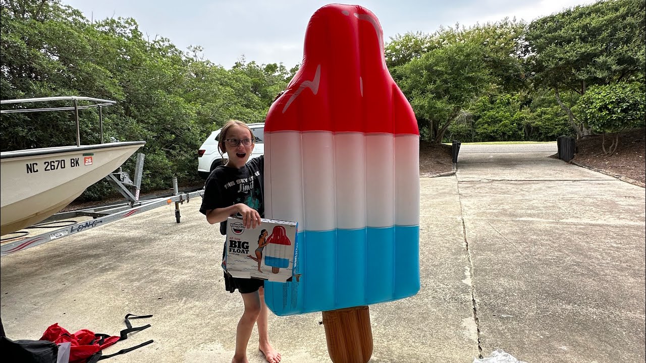 (Big mouth inc) Ice pop pool float unboxing, inflation, review! - YouTube