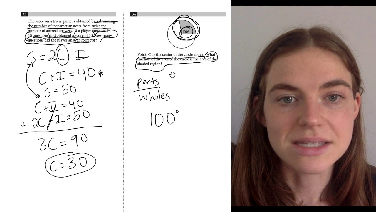 Practice SAT 7 Math with Calculator Test - Grid-In Questions - Question ...