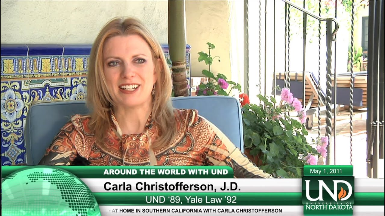 "Why UND?" - at home with Carla Christofferson, UND '89, Yale '92 - YouTube