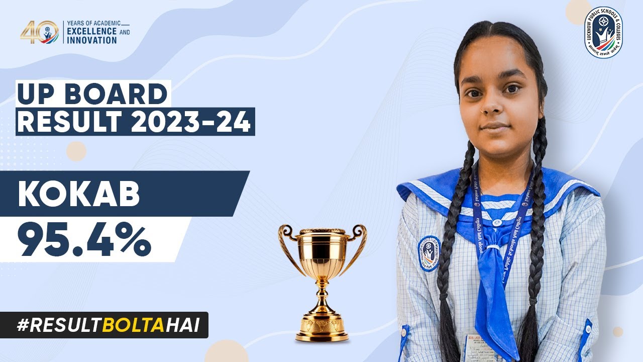 Congratulations to #Kokab for scoring 95.4% in Class XIIth - YouTube
