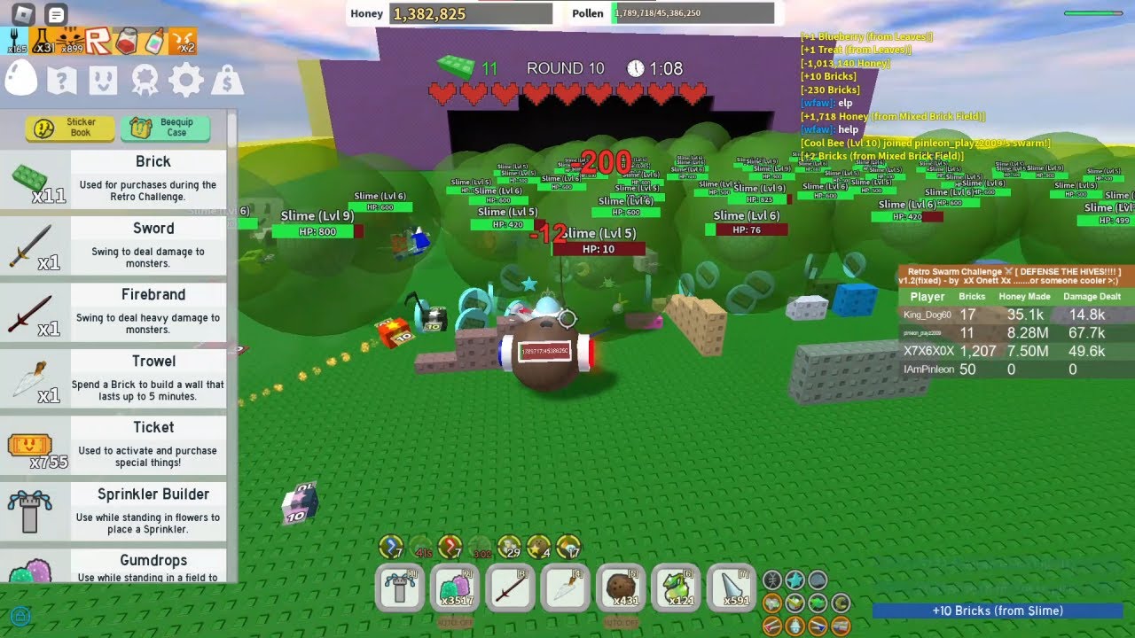 BEE SWARM IS IN THE ROBLOX CLASSIC EVENT! - YouTube