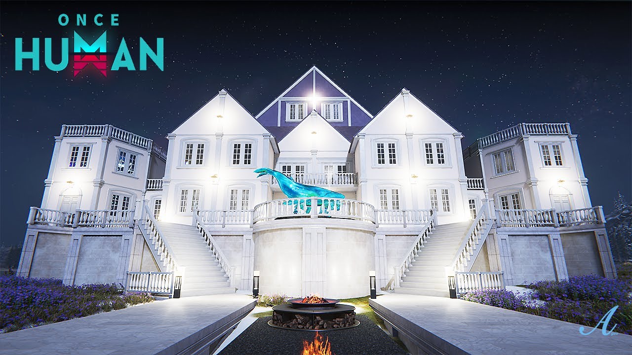 Once Human - Romantic Misty Mansion House w/ tutorial - YouTube