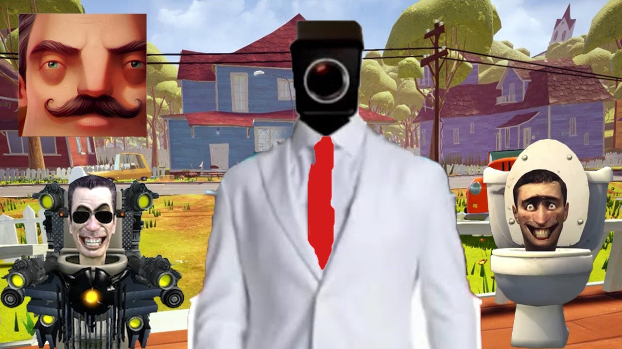 Hello Neighbor - My New Neighbor Skibidi Toilets Big Elite Cameraman ...