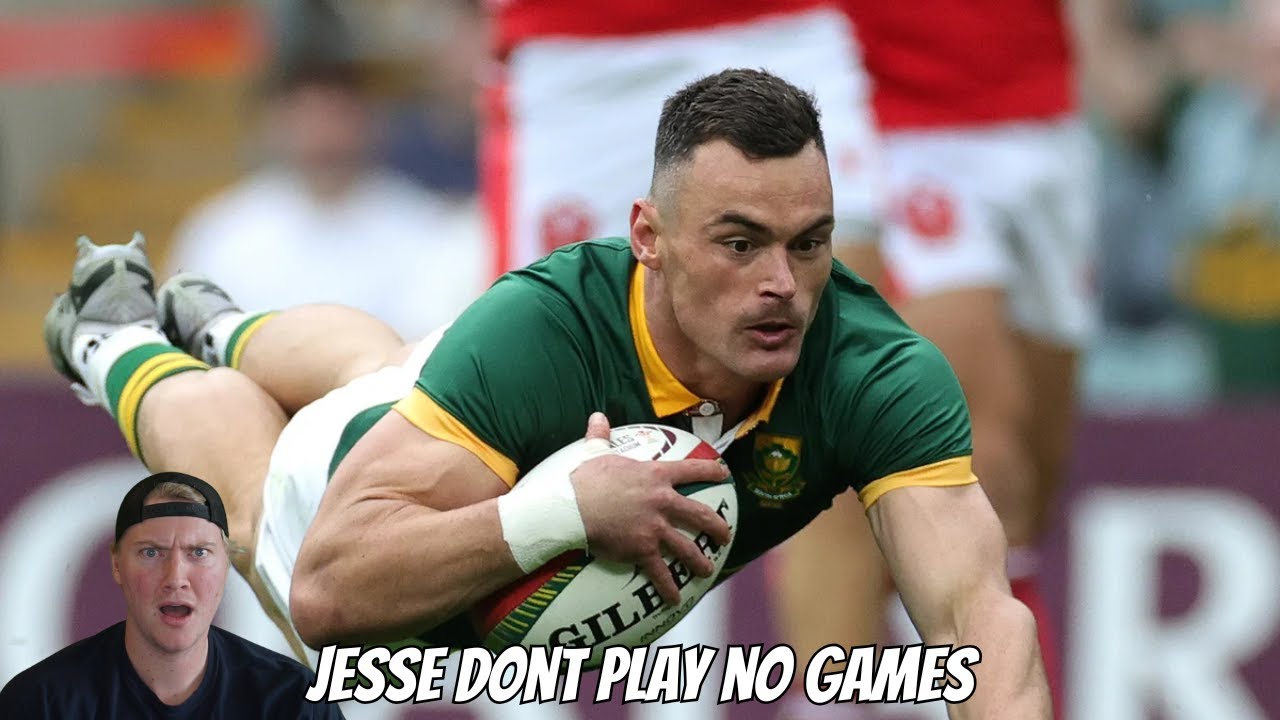 Reaction to Jesse Kriel Is A Super Human - Springbok Rugby Machine ...