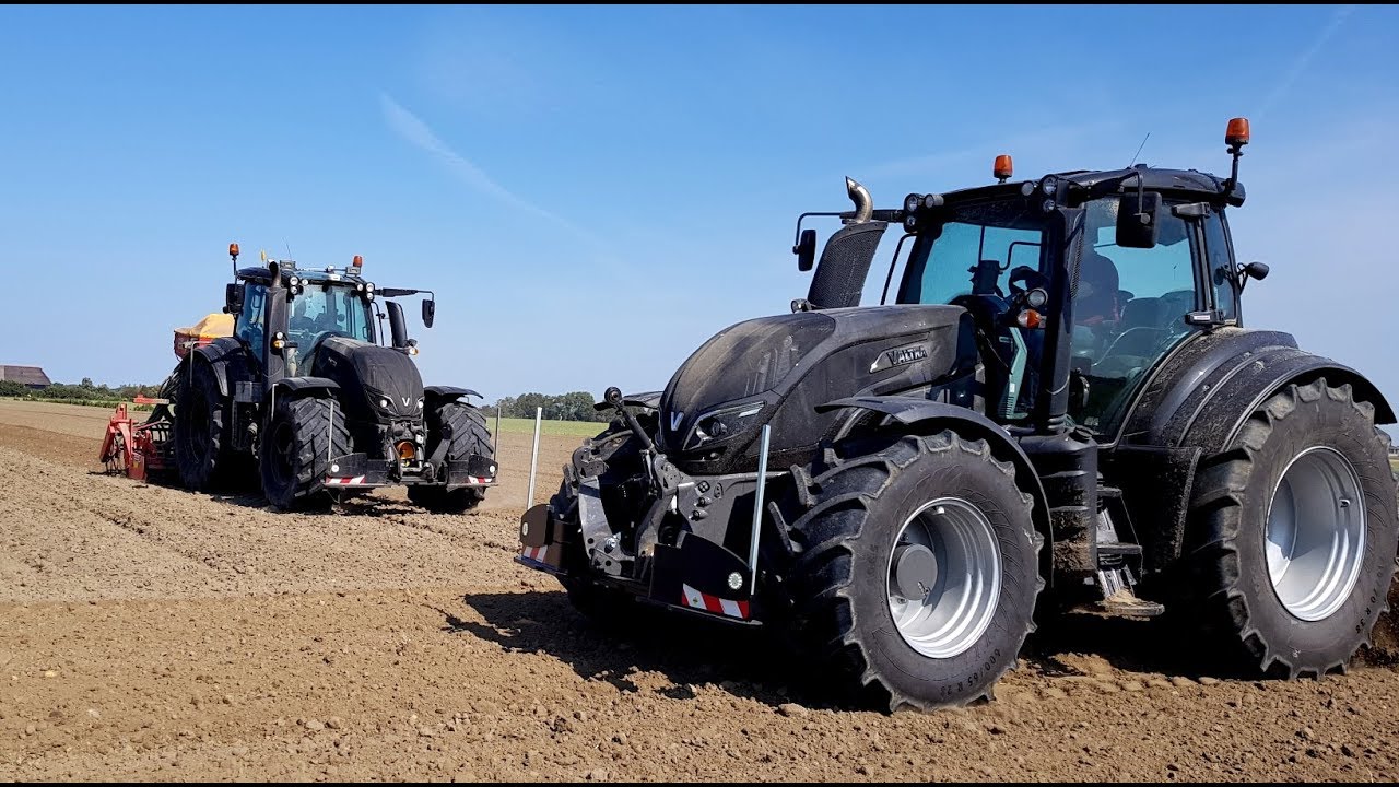 2 BLACK Valtra t214 cultivating and seeding & agribumper frontweight in ...